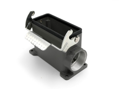 Heavy-Duty Standard (STD) Single Lever Surface Mount Housing, Die-cast Aluminum, with 1 Lever, with Gasket, Size 16B «77x27», Pg29 Thread, High  Construction, Grey for sale