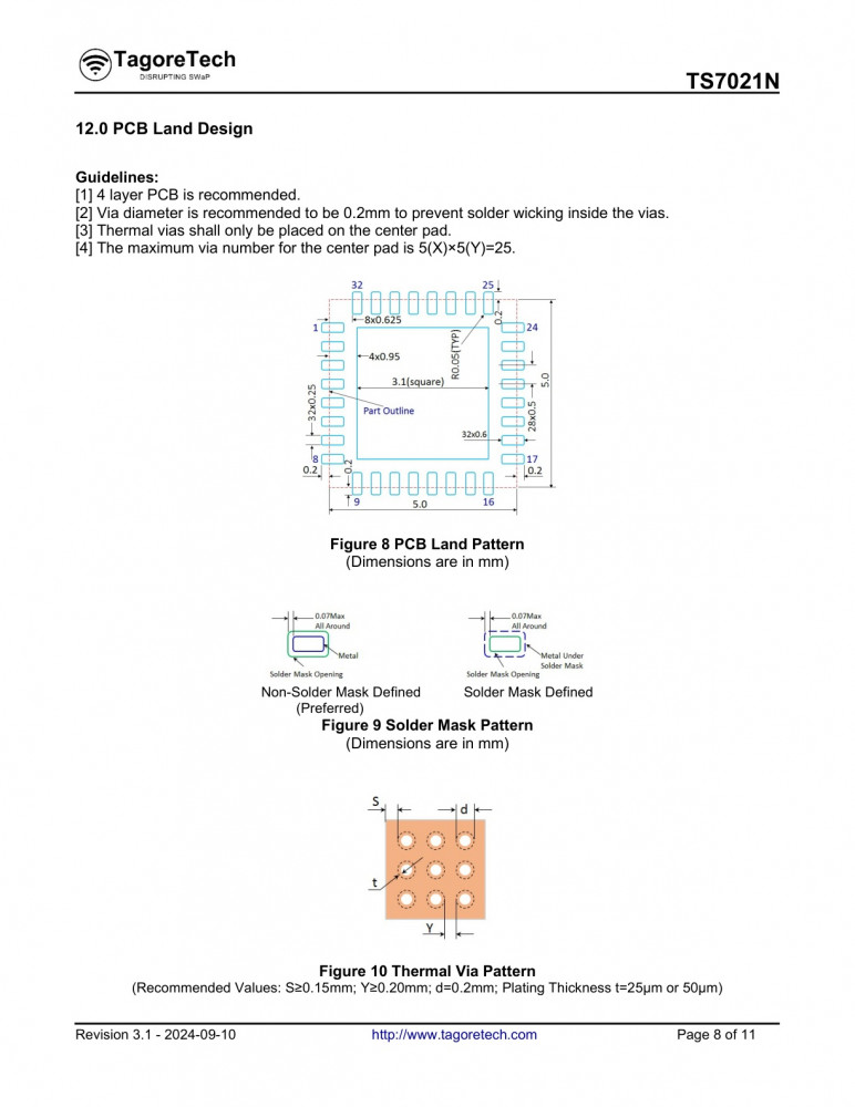 TS7021N technical document page 8