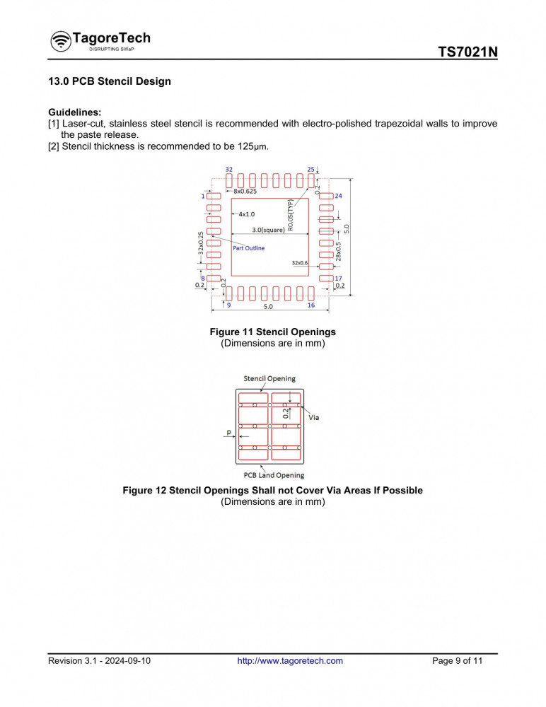 TS7021N technical document page 9