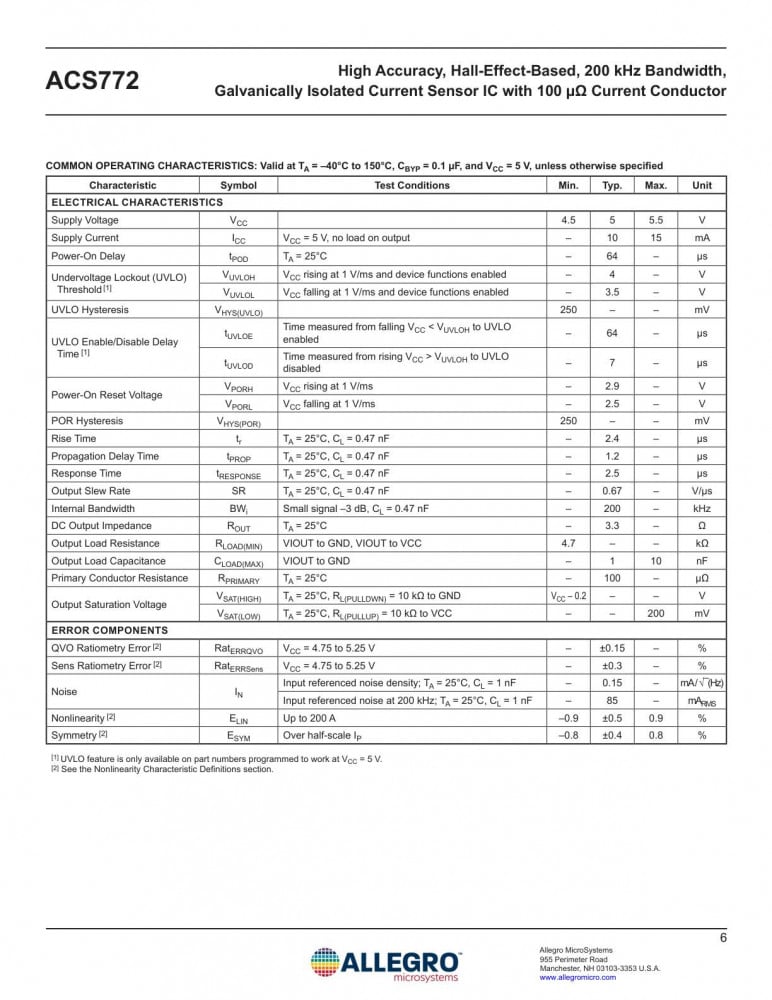 ACS772 datasheet page 6