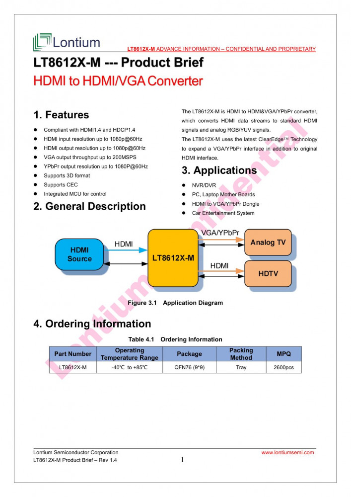 LT8612X-M technical document page 1