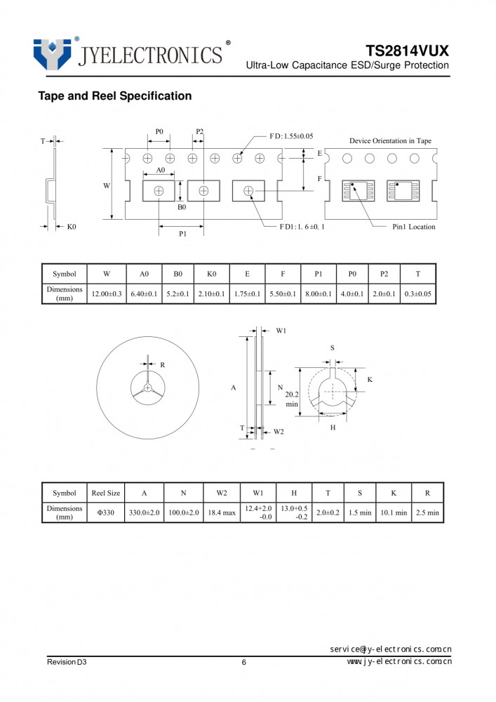 TS2814VUX datasheet page 6