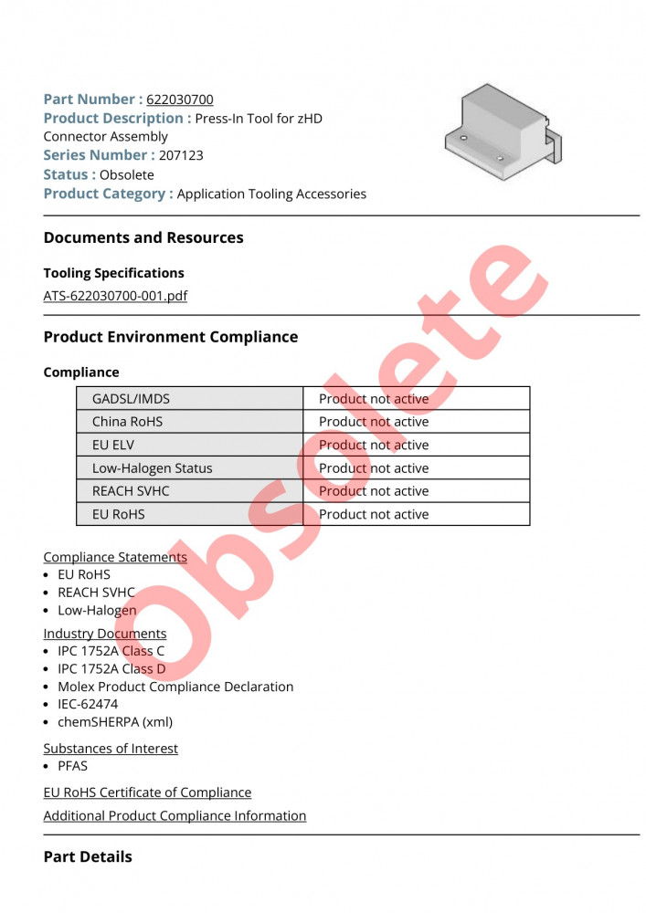 Tooling document page 1