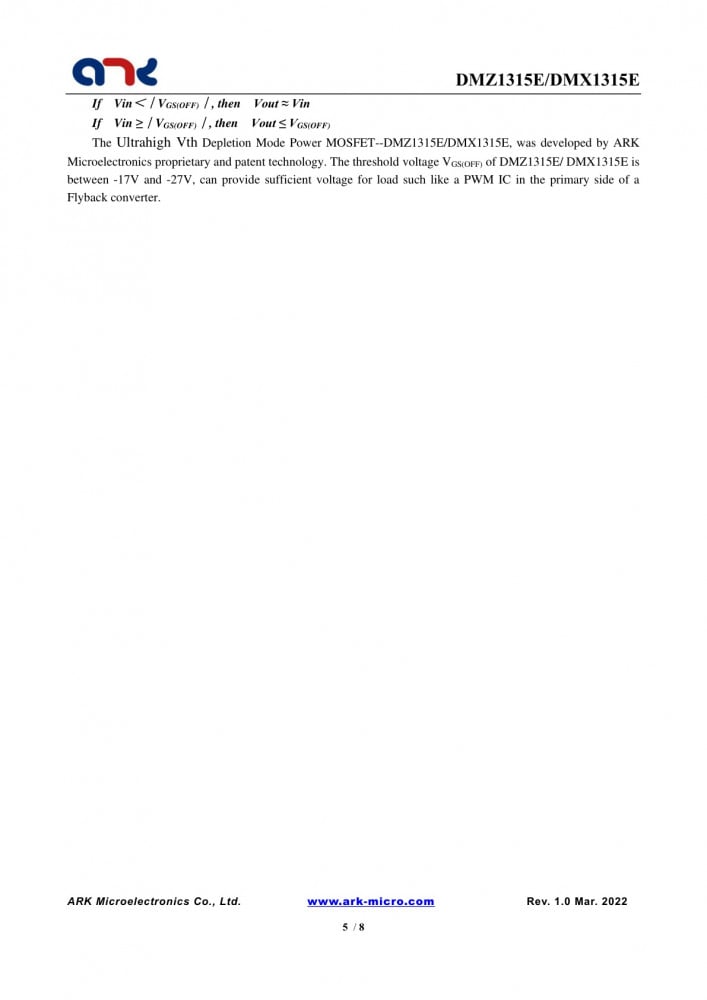 DMZ1315E datasheet page 5