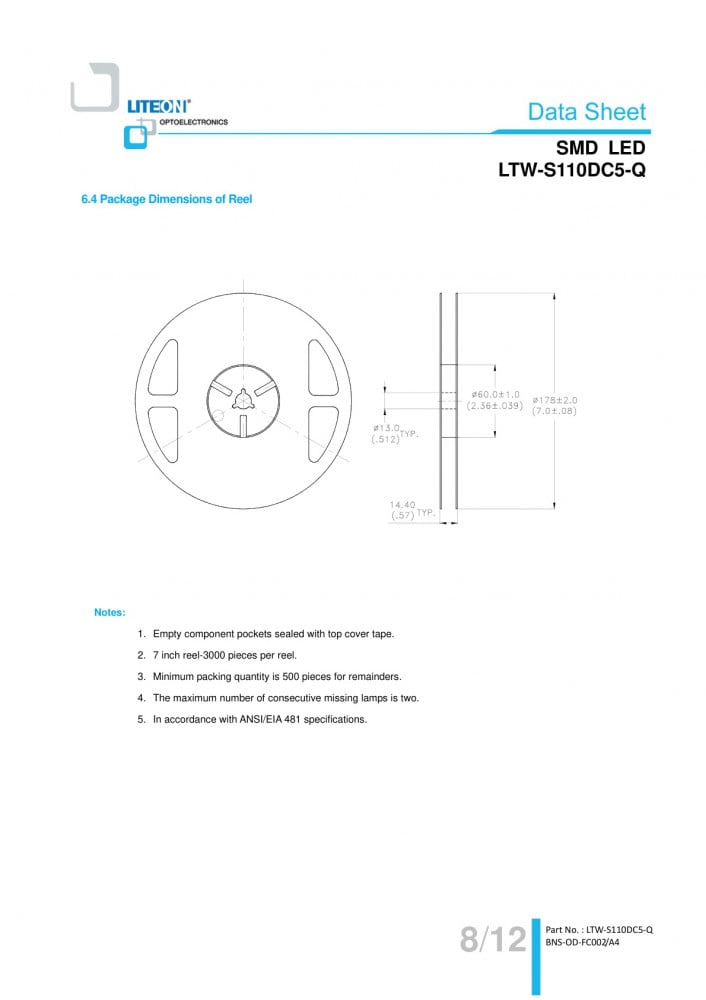 LTW-S110DC5-Q datasheet page 9