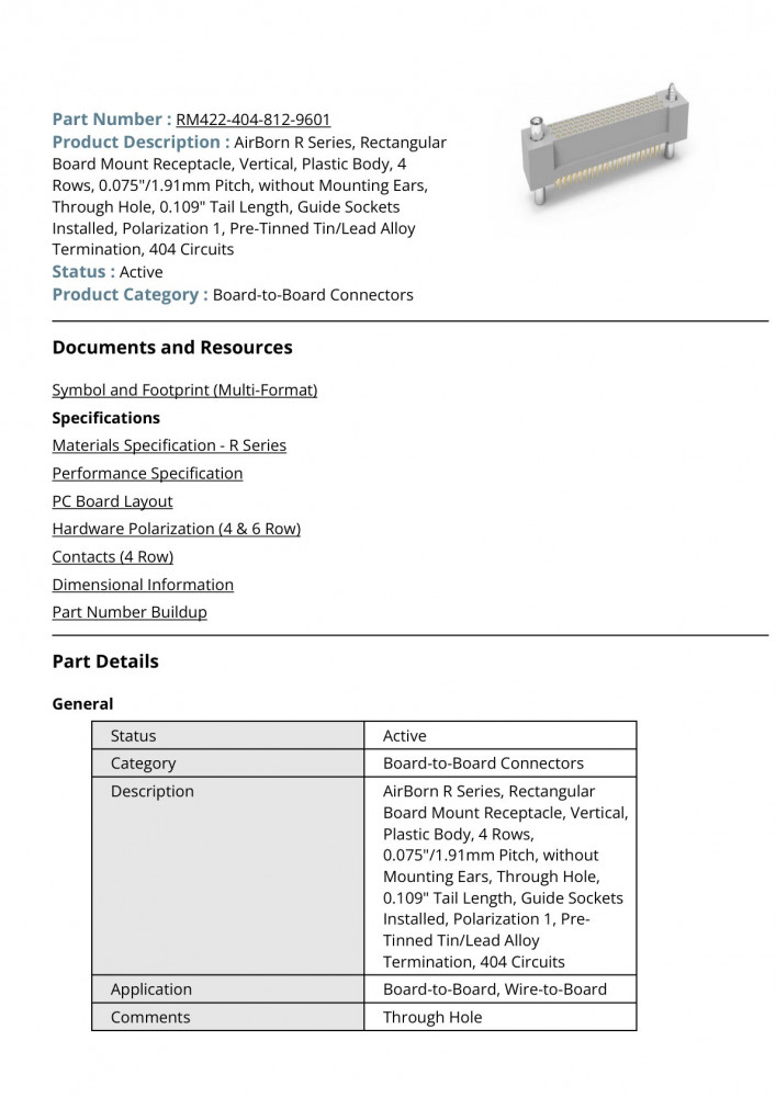 RM422-404-812-9601 technical document image 1