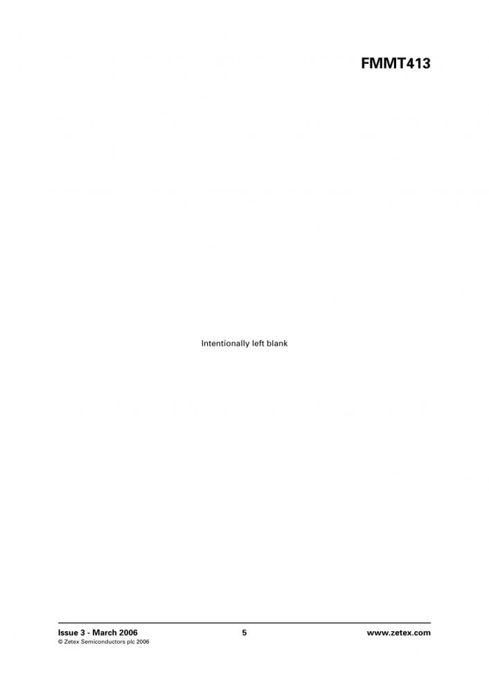FMMT413TD datasheet page 5