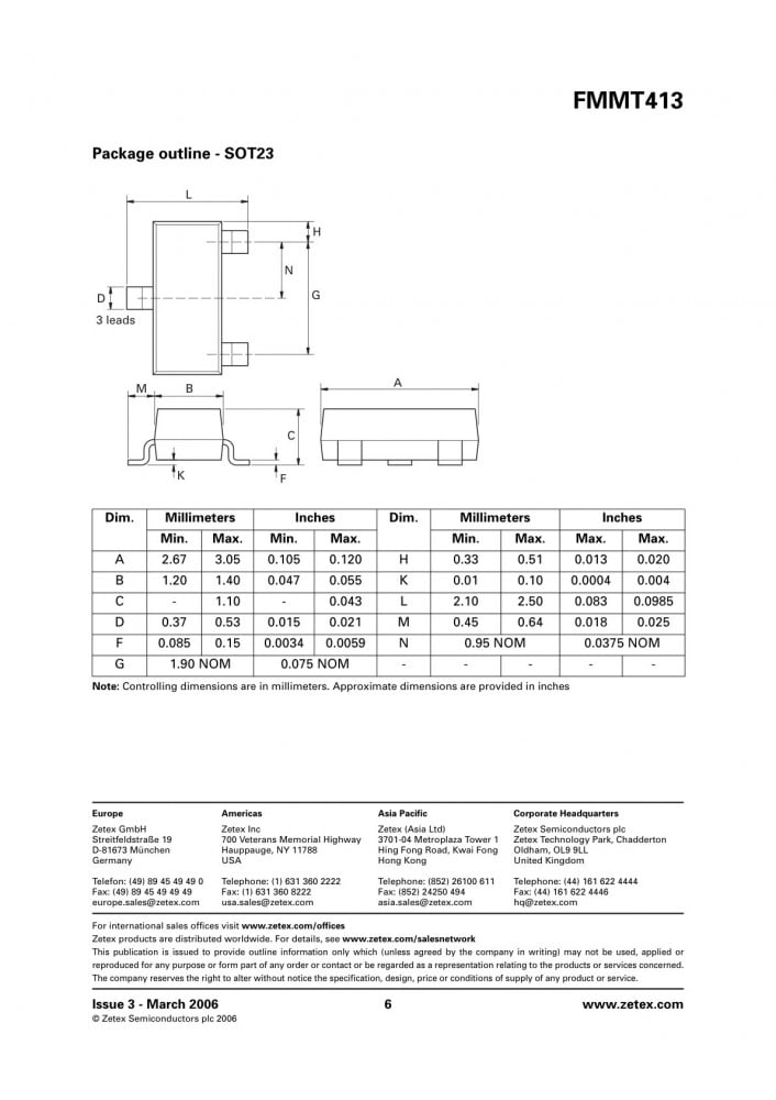 FMMT413TD datasheet page 6