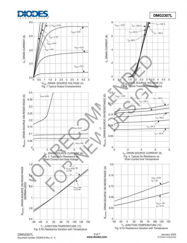 DMG2307L-7 datasheet page 3