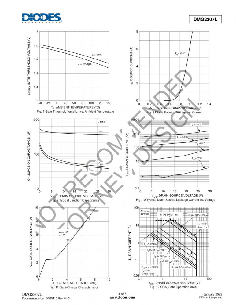 DMG2307L-7 datasheet page 4