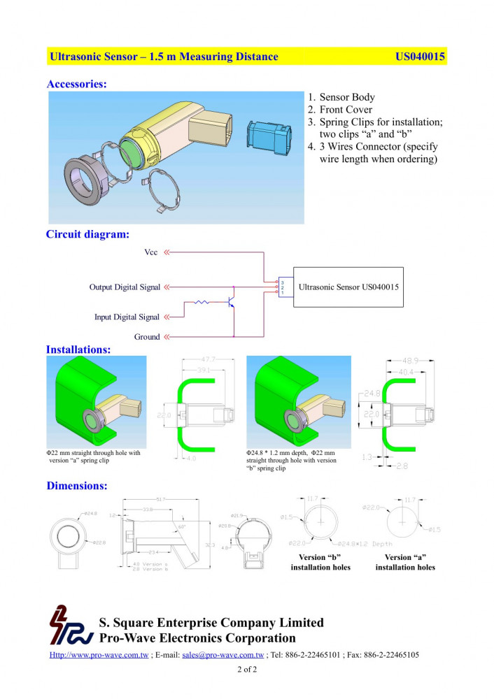 US040015 technical document page 2