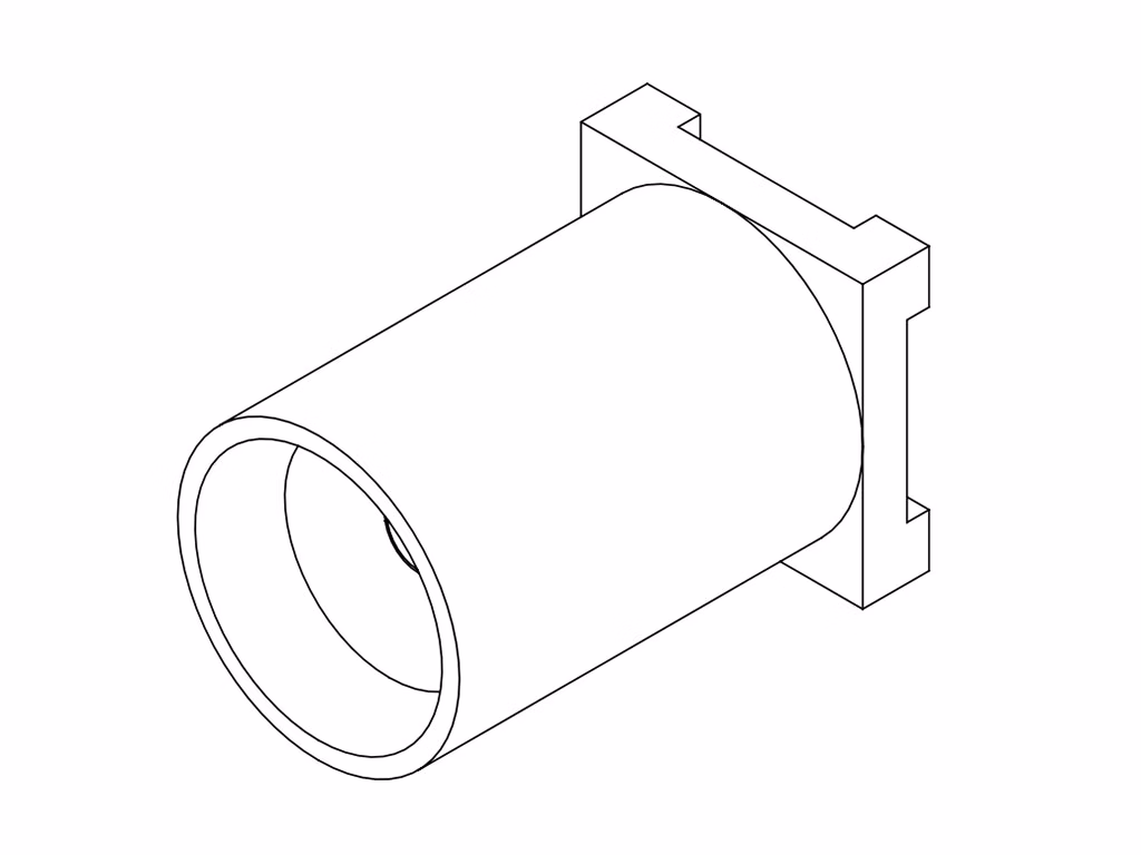 MCX Plug, Right-Angle, Crimp, RD-178 Cable, Brass Body, Nickel (Ni) Plated,Tray, 50 Ohms
