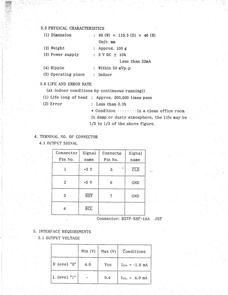 ZU-1852MAL5 specification document page 5