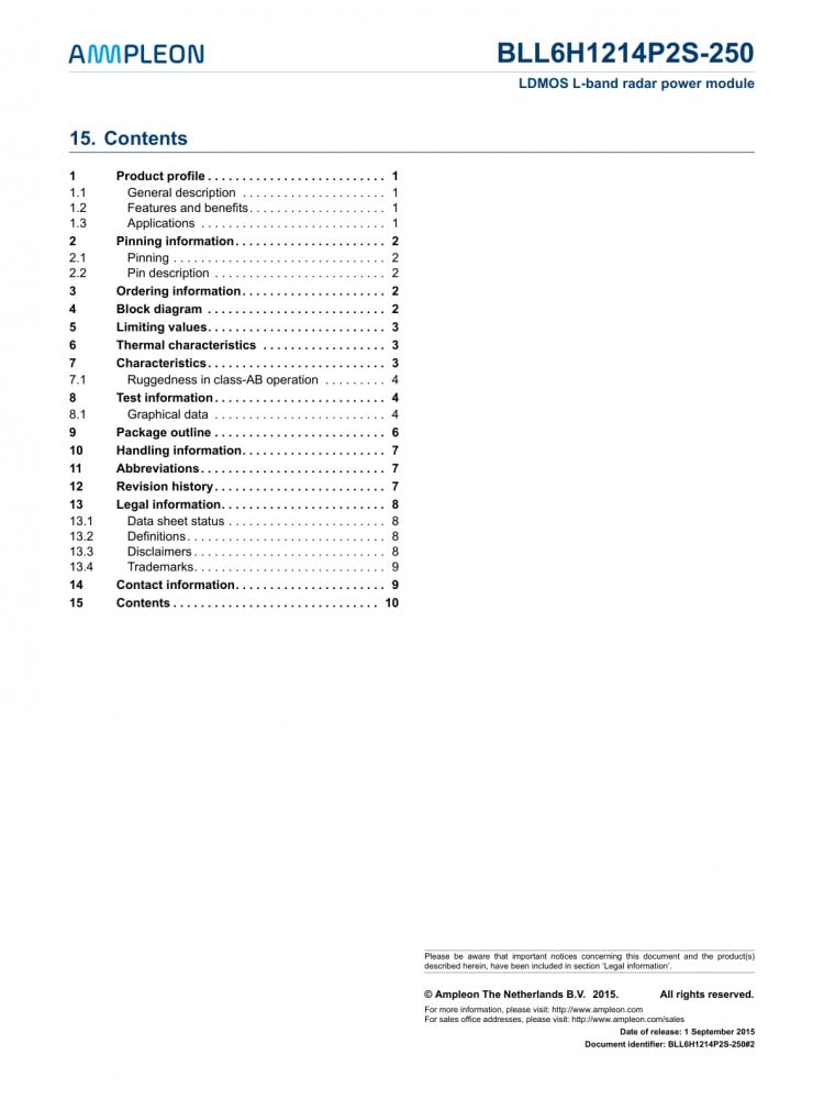 BLL6H1214P2S-250Z datasheet page 10