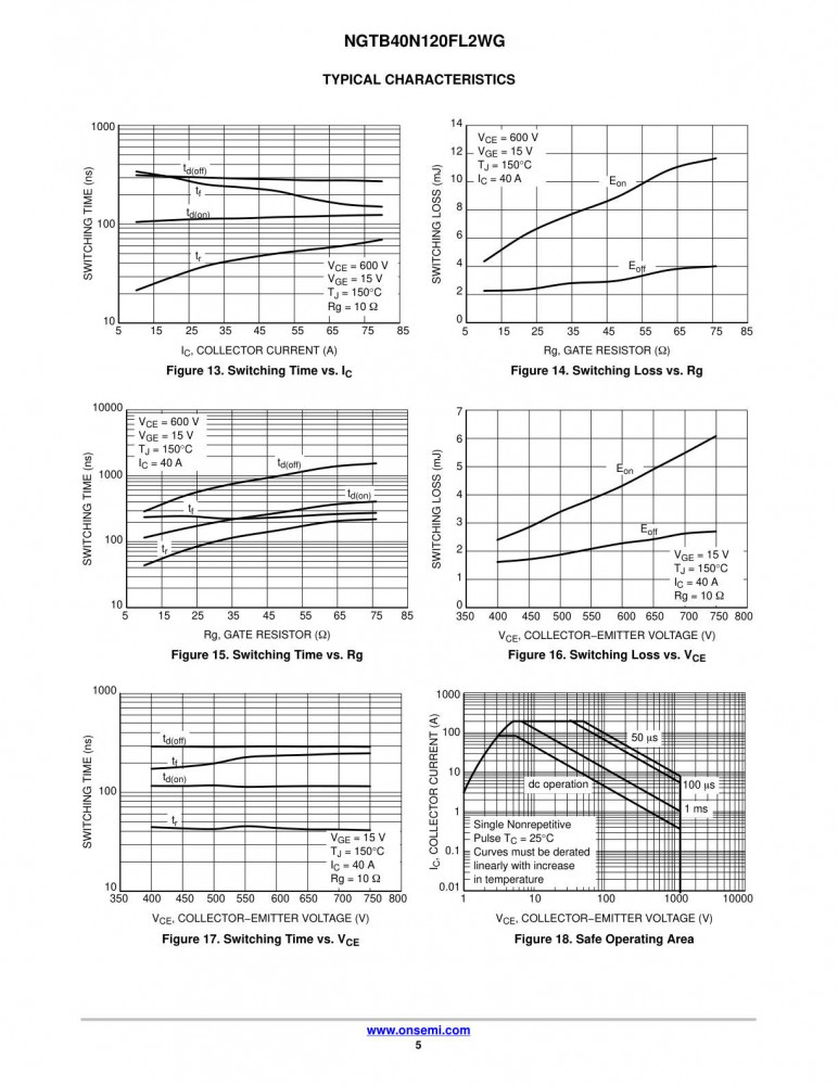 NGTB40N120FL2WG datasheet page 5