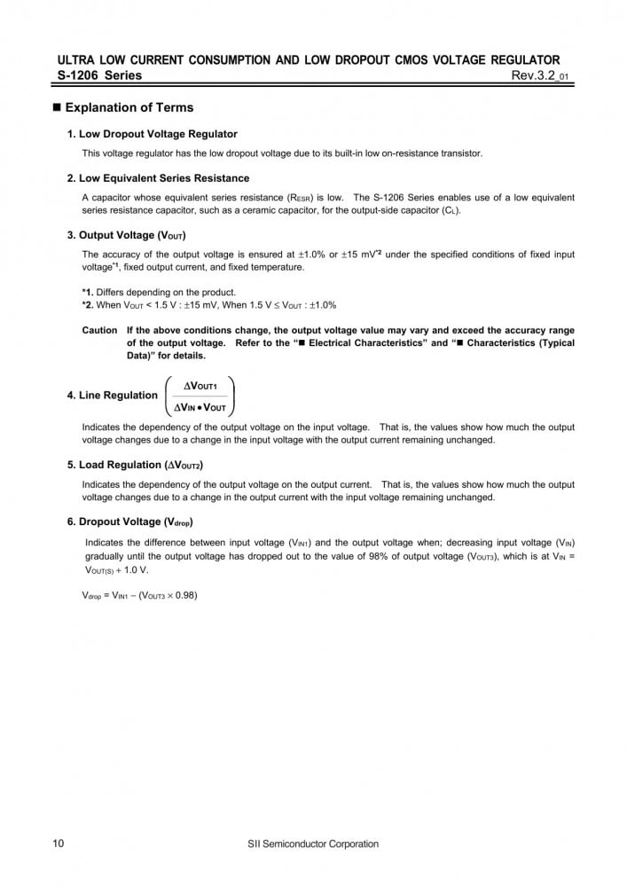 ABLIC S-1206 datasheet page 10
