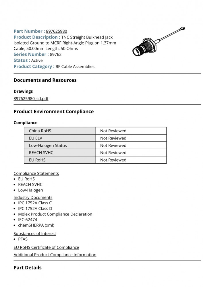 897625980 product drawing, page 1