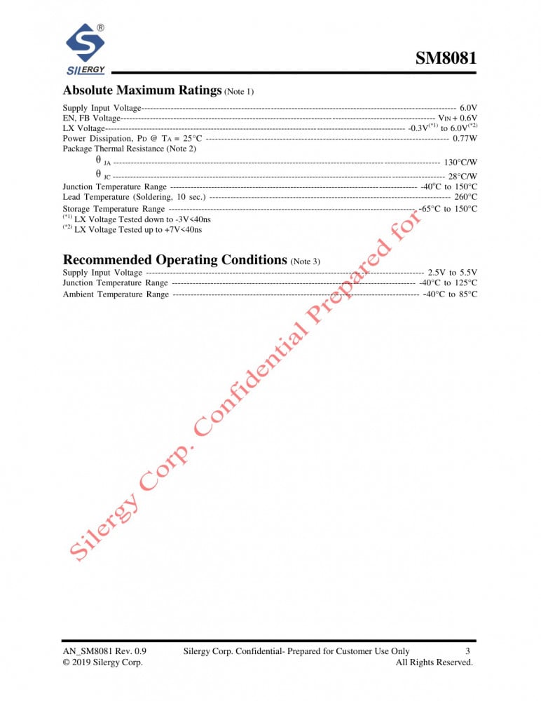 SM8081AAC datasheet page 3