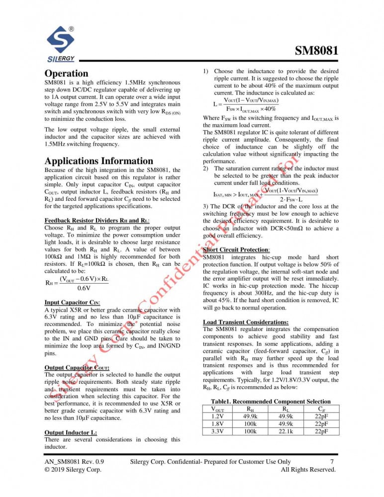 SM8081AAC datasheet page 7