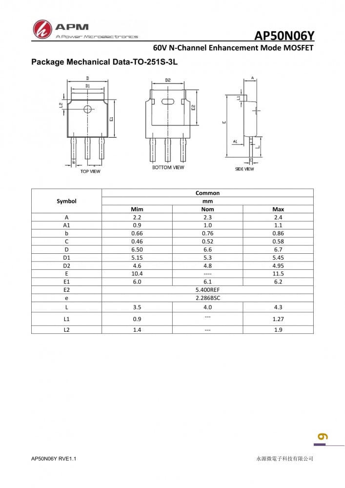 AP50N06Y datasheet page 6