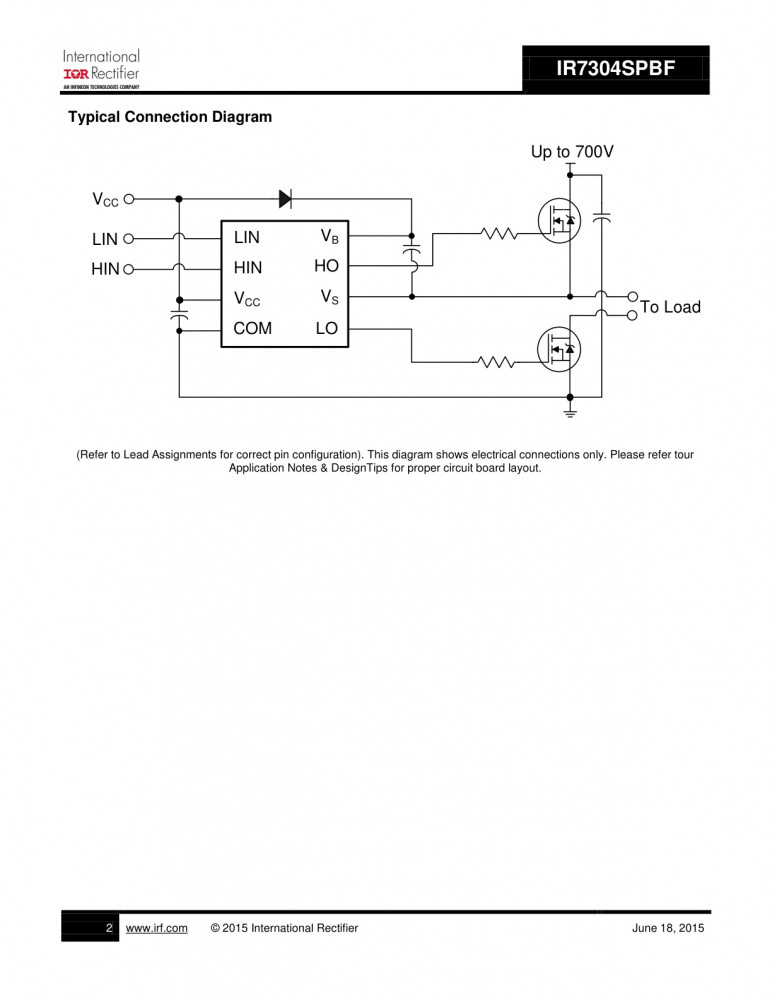 IR7304SPBF datasheet page 2