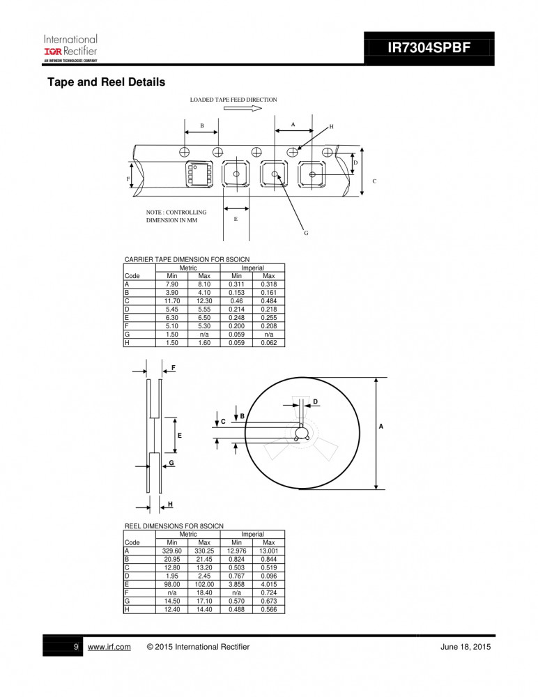 IR7304SPBF datasheet page 9