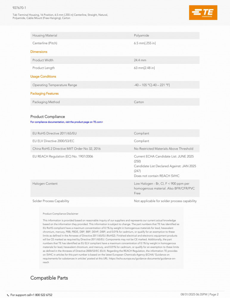 927670-1 technical document image, page 2