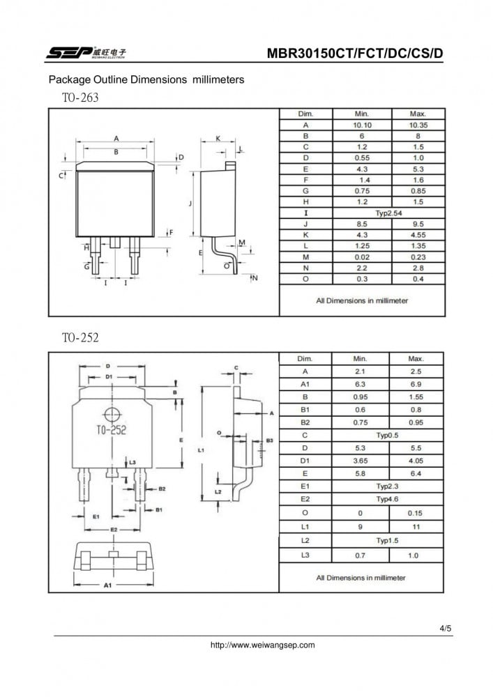 MBR30150FCT datasheet page 4