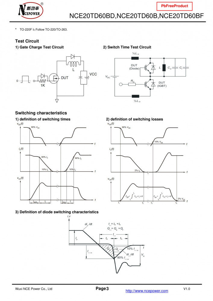 NCE20TD60BD datasheet page 3