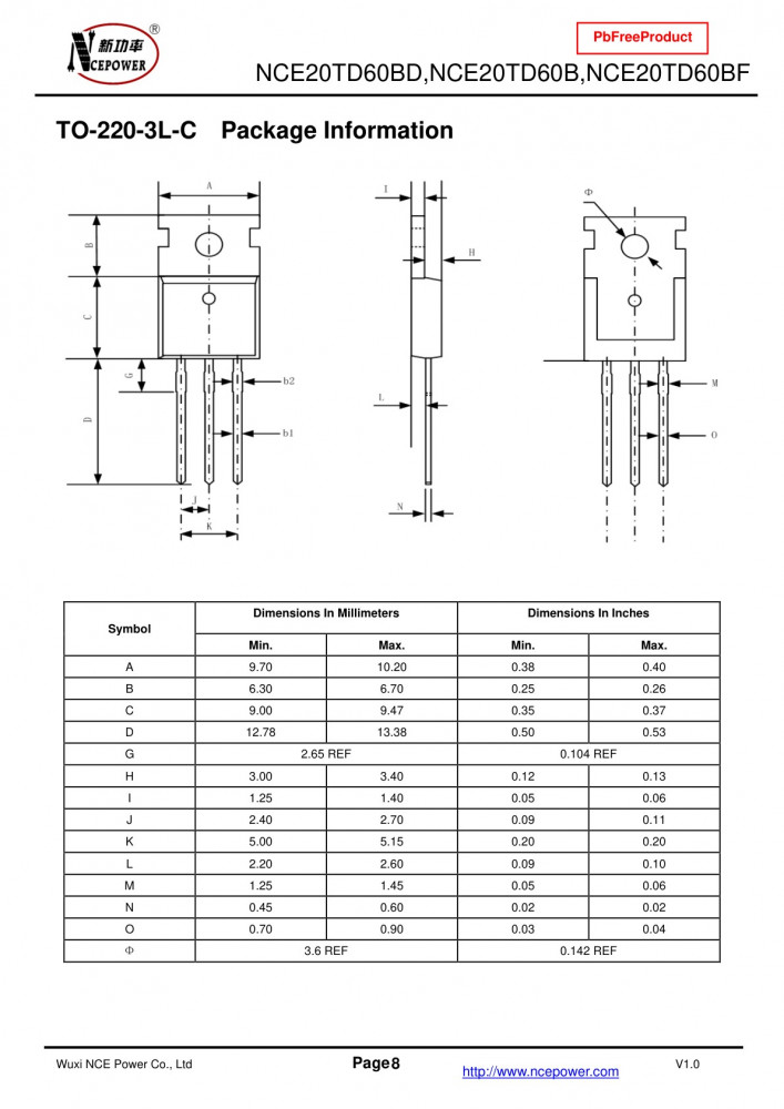 NCE20TD60BD datasheet page 8