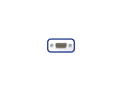 IP67 D-SUB Solid Body • 9-pos. • Socket • Solder pin angled .590
