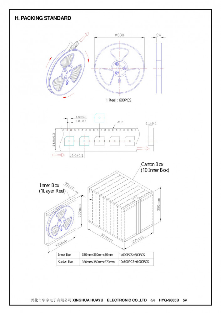 HYG-9605B 5V specification page 6