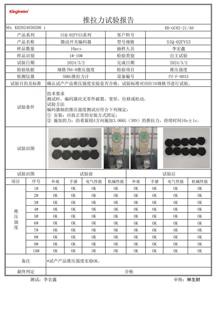 KH-SIQ-02FVS3 test report page 4