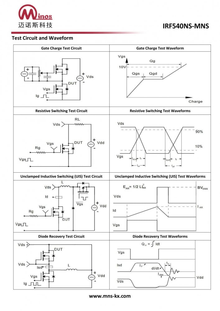 IRF540NS-MNS datasheet page 5