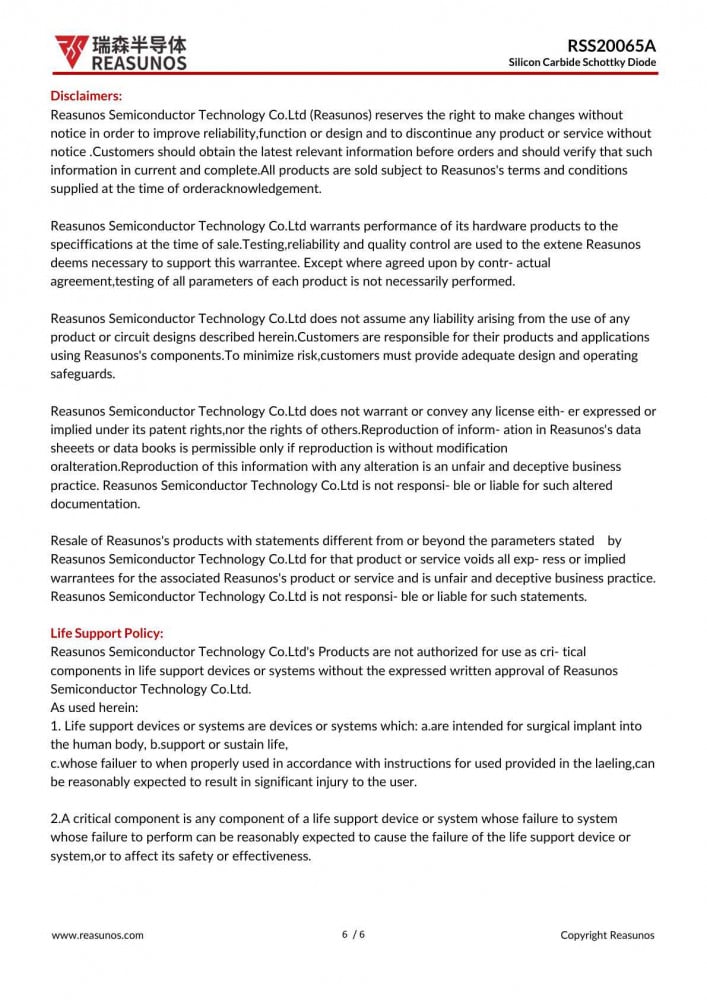 RSS20065A datasheet page 6
