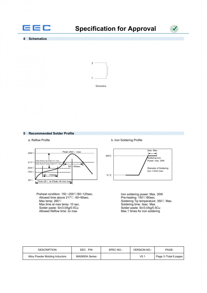 EEC MA0650A approval specification page 4