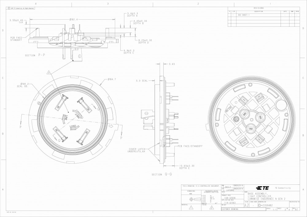 TE Connectivity 2359482-3 drawing sheet 2