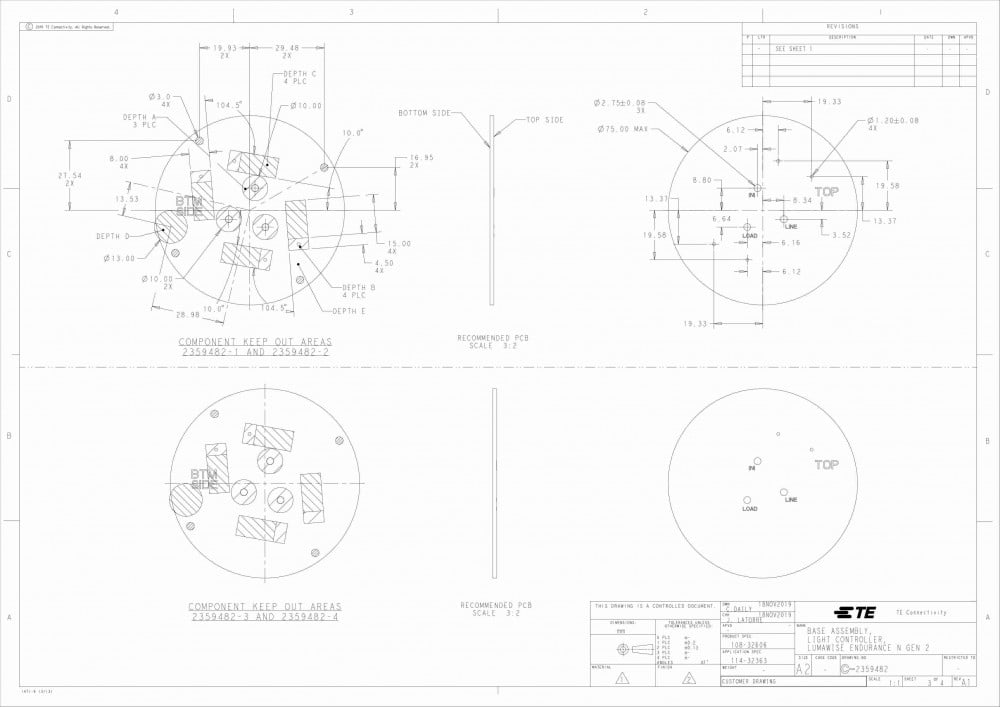 TE Connectivity 2359482-3 drawing sheet 3