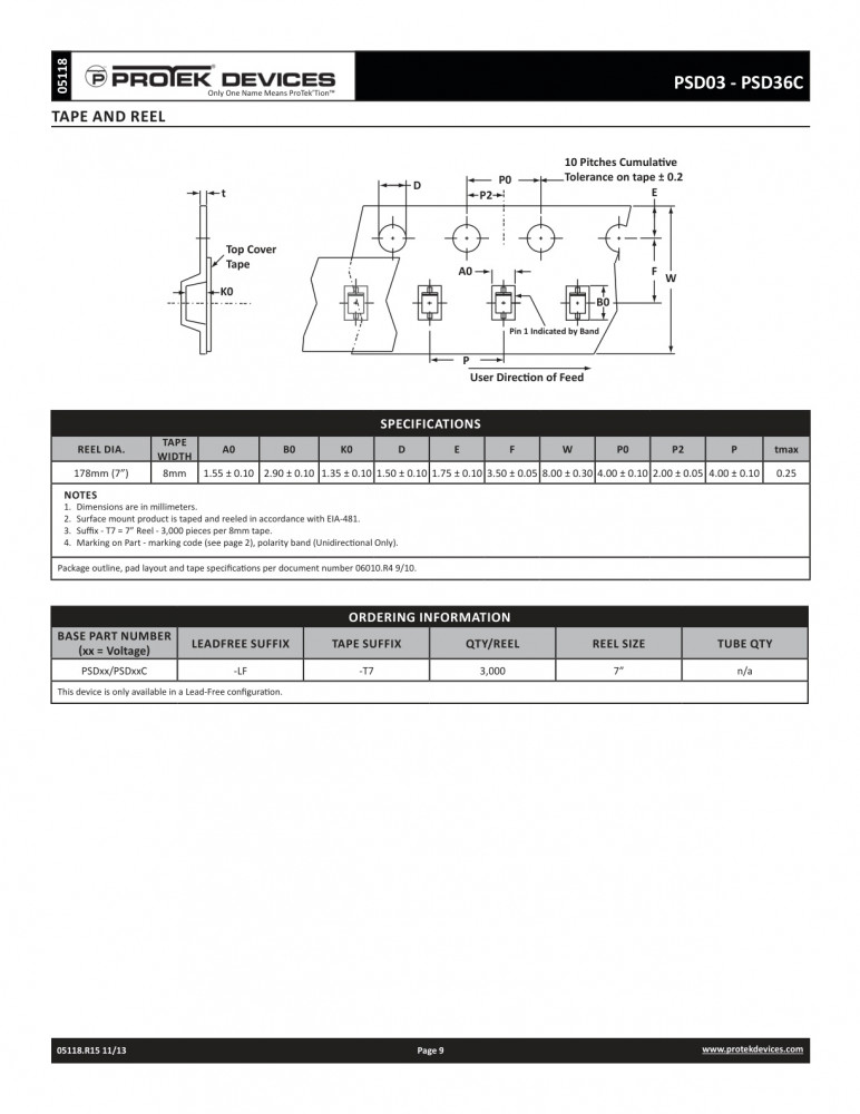 PSD24C-LF-T7 datasheet page 9