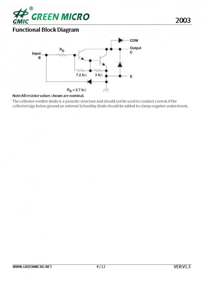 ULN2003AN225 datasheet page 4
