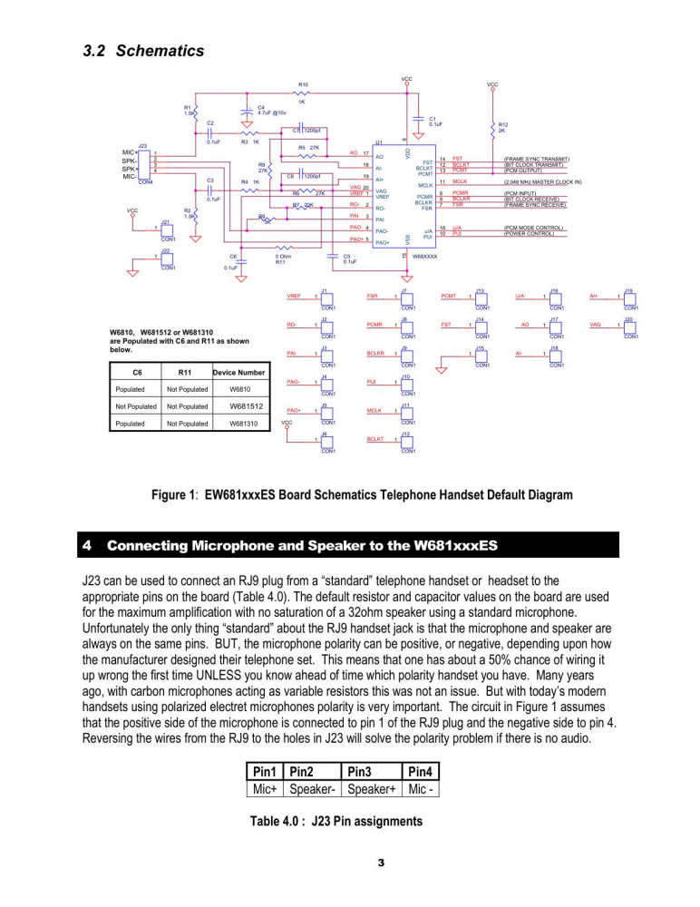 W681xxxES User's Guide page 3