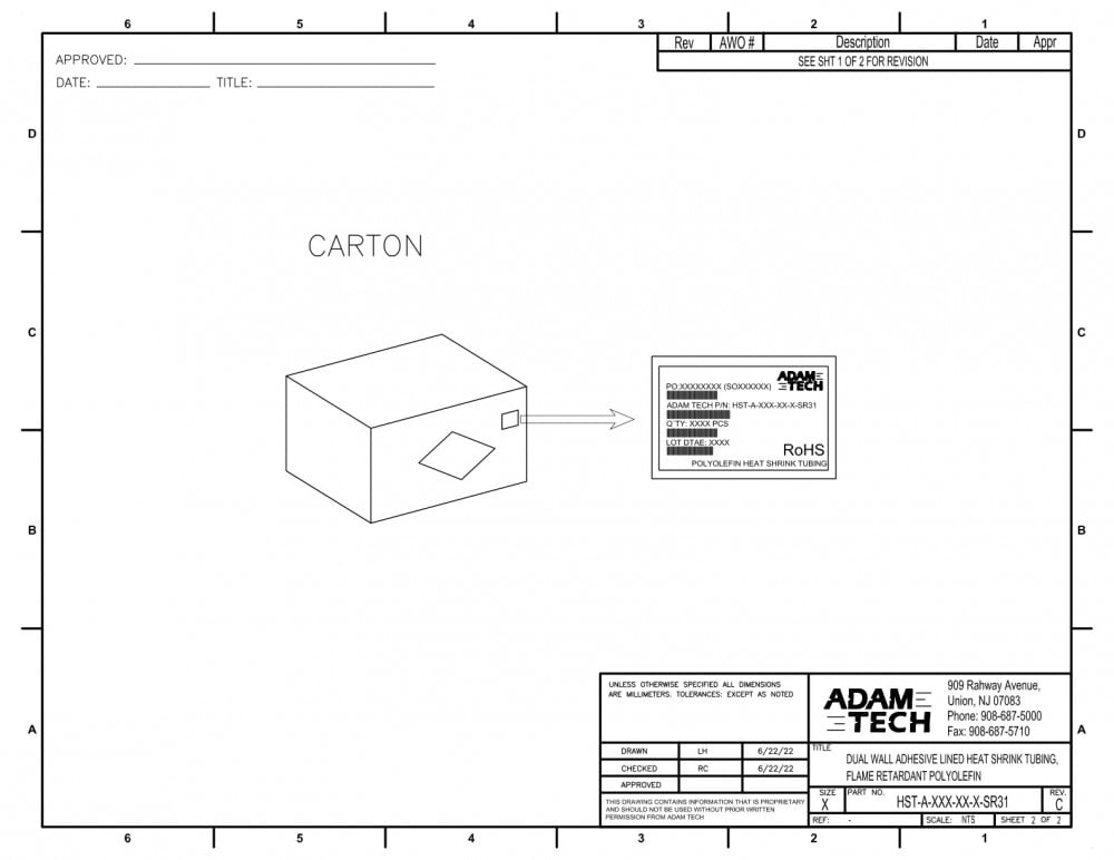 ADAM TECH HST-A-095-BK-4-SR31 technical document page 2