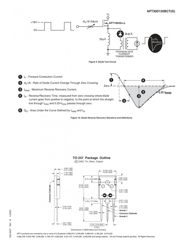 APT30D120BCTG datasheet page 4