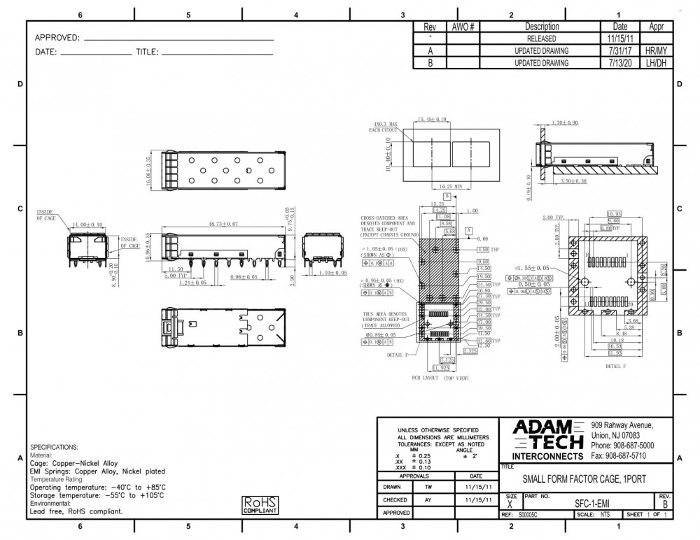 SFC-1-EMI product document preview
