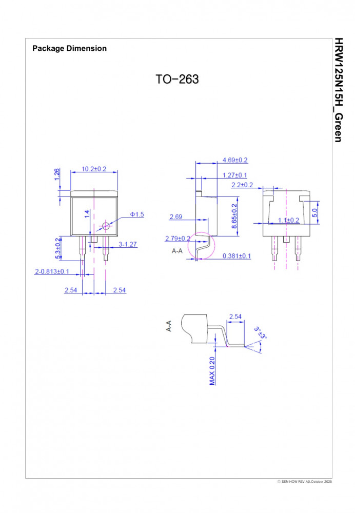 HRW125N15H datasheet page 7