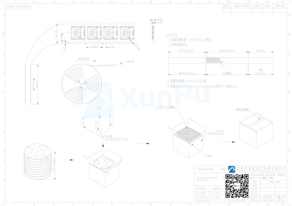 XUNPU SMC-216 technical document page 2