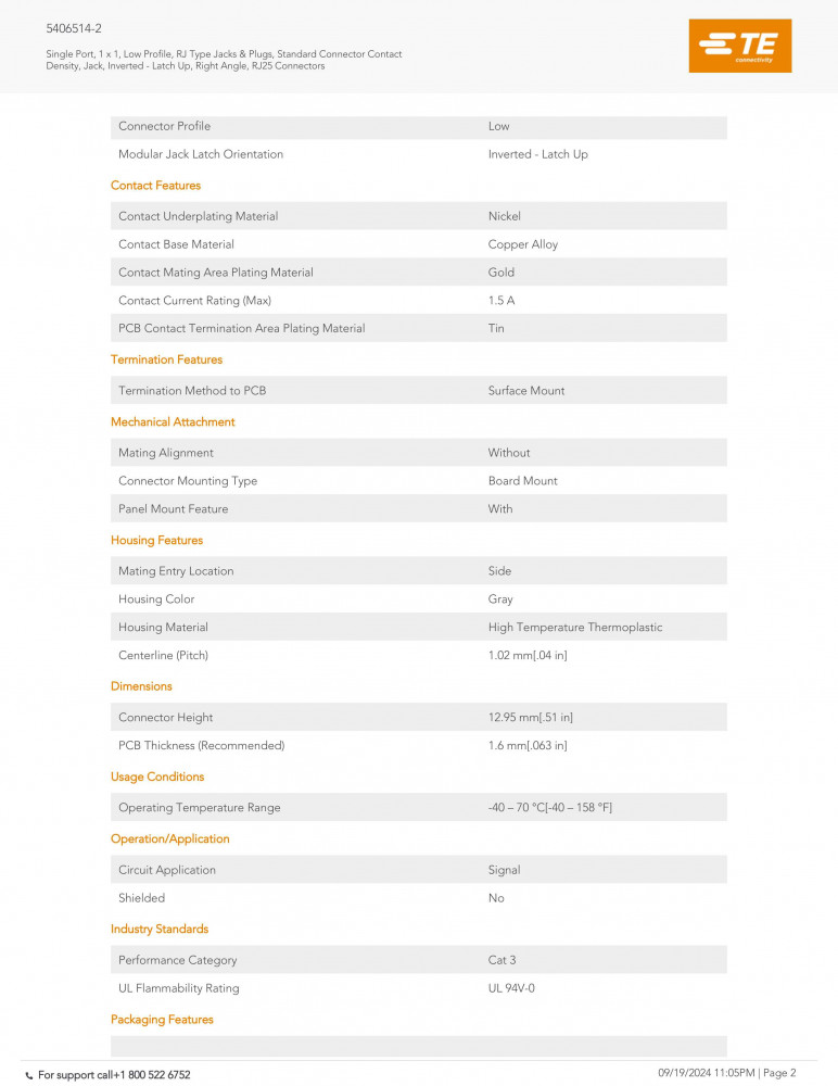 5406514-2 technical document page 2