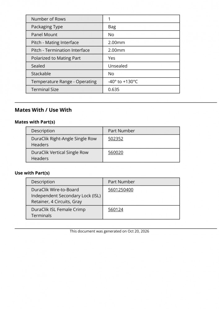 MOLEX 5601230404 technical document image 3