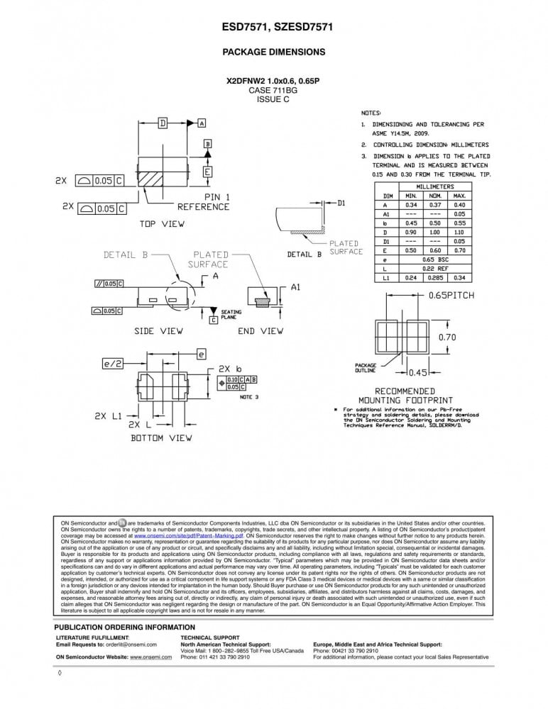 ESD7571N2T5G datasheet page 7