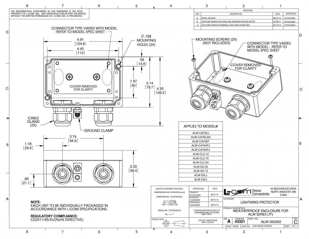 ALW-CAT5EJ24 technical document page